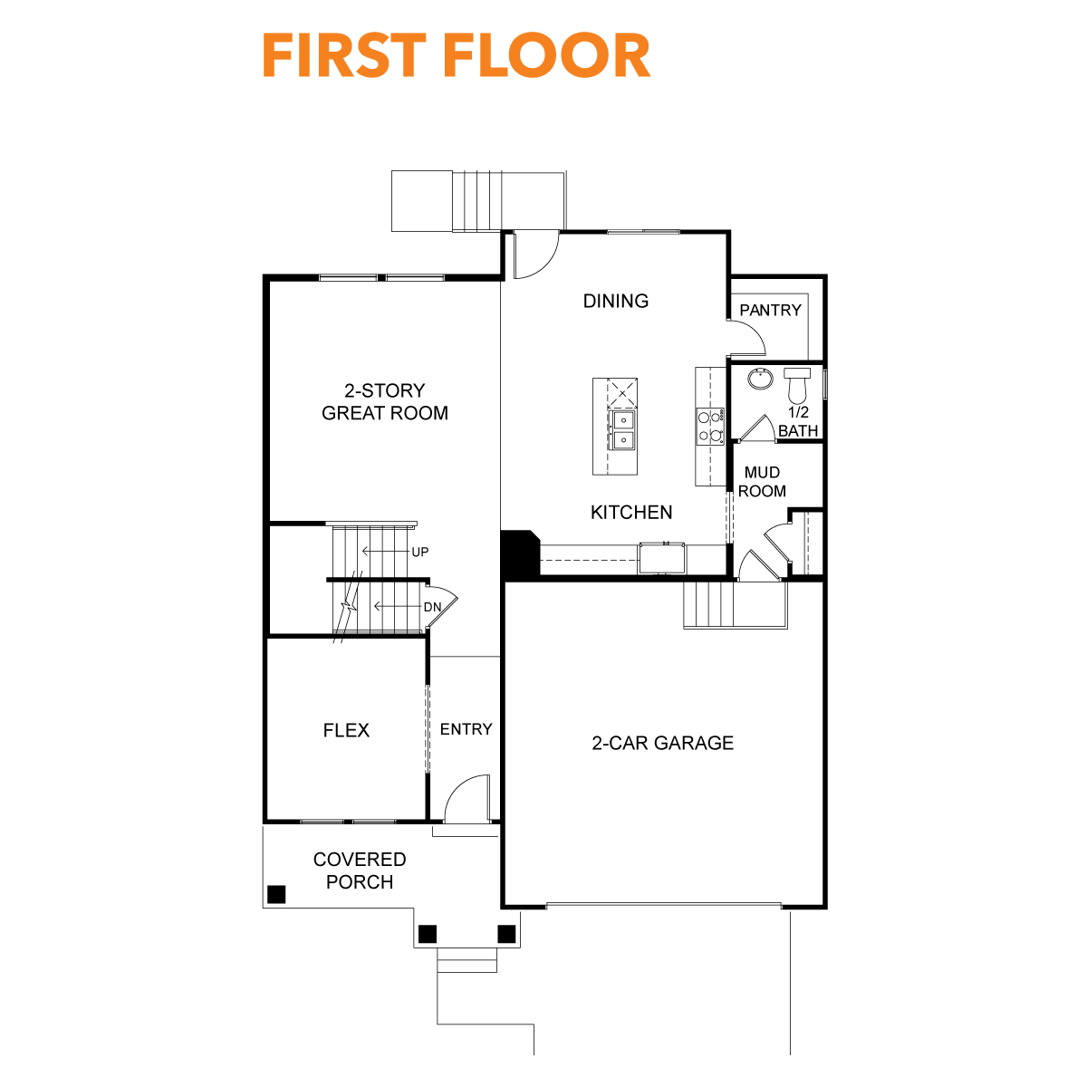Morgan | Floor Plan For Two Story Home | EDGE Homes